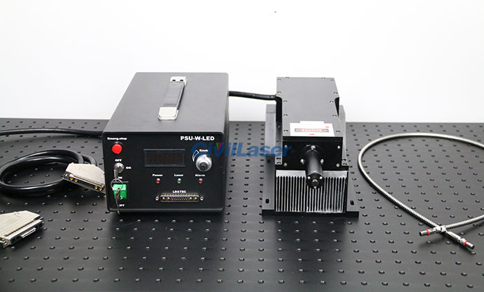 561nm 200mW Green Fiber Coupled Laser Adjustable Power Lab Laser System